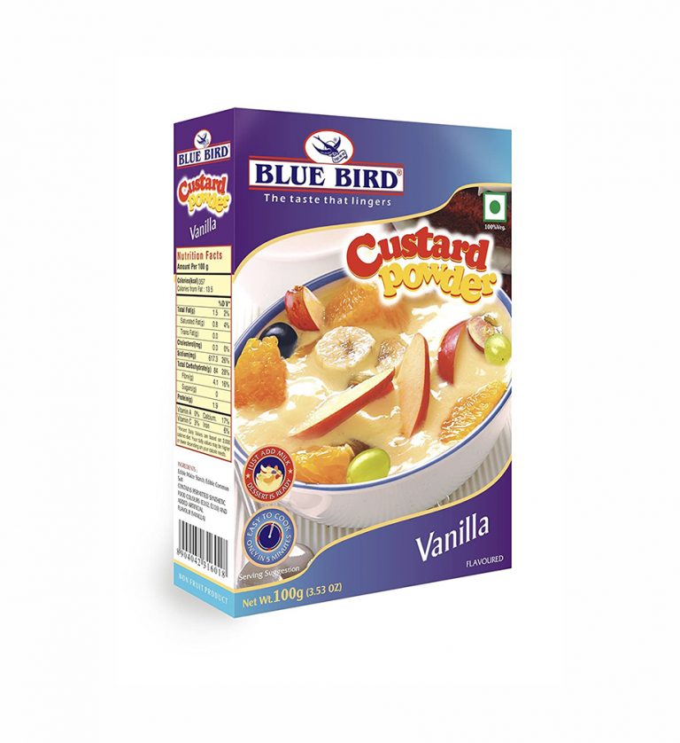 Blue Bird Custard Powder, Vanilla, 100g – Apna Food Market