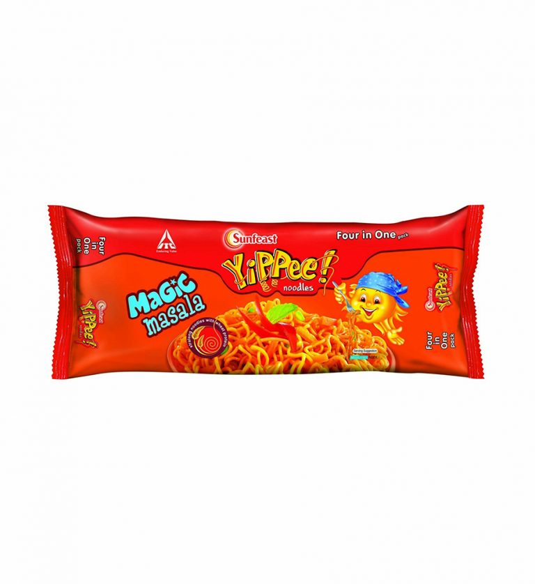 Sunfeast Yipee Noodles – Magic Masala Four in One Pack, 240g Pack ...